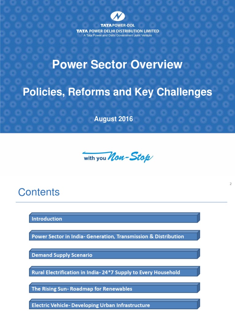 India Power Sector: Policies & Challenges | PDF | Electrical Grid ...