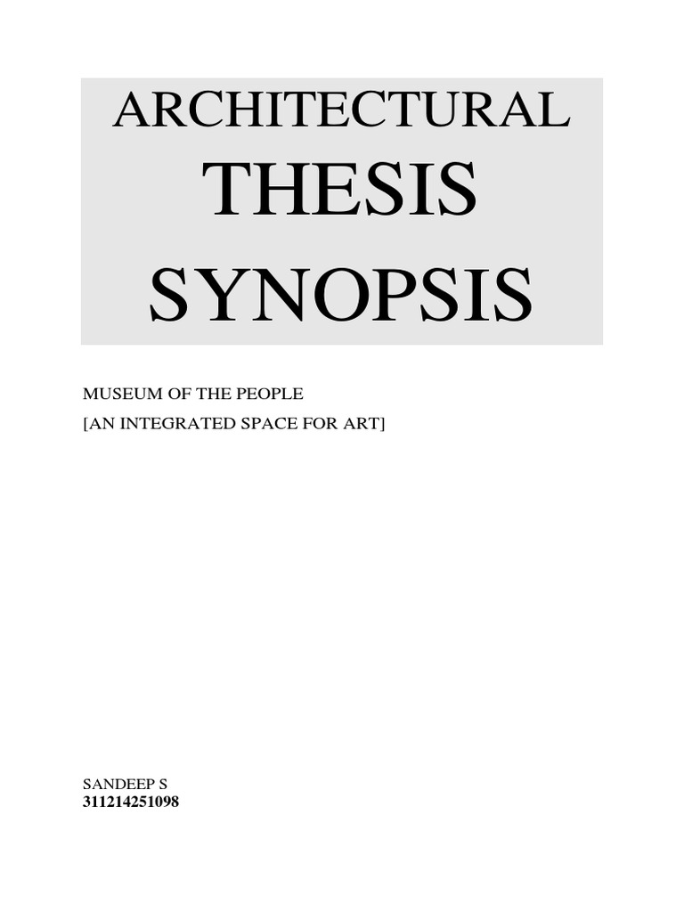 Architectural Thesis Museum | PDF | Museum | Aesthetics