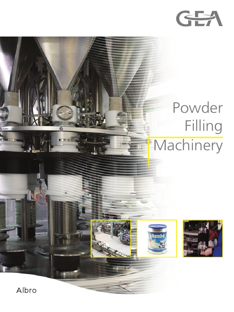 GEA Albro Powder Filling Machinery | Download Free PDF | Vacuum | Nozzle