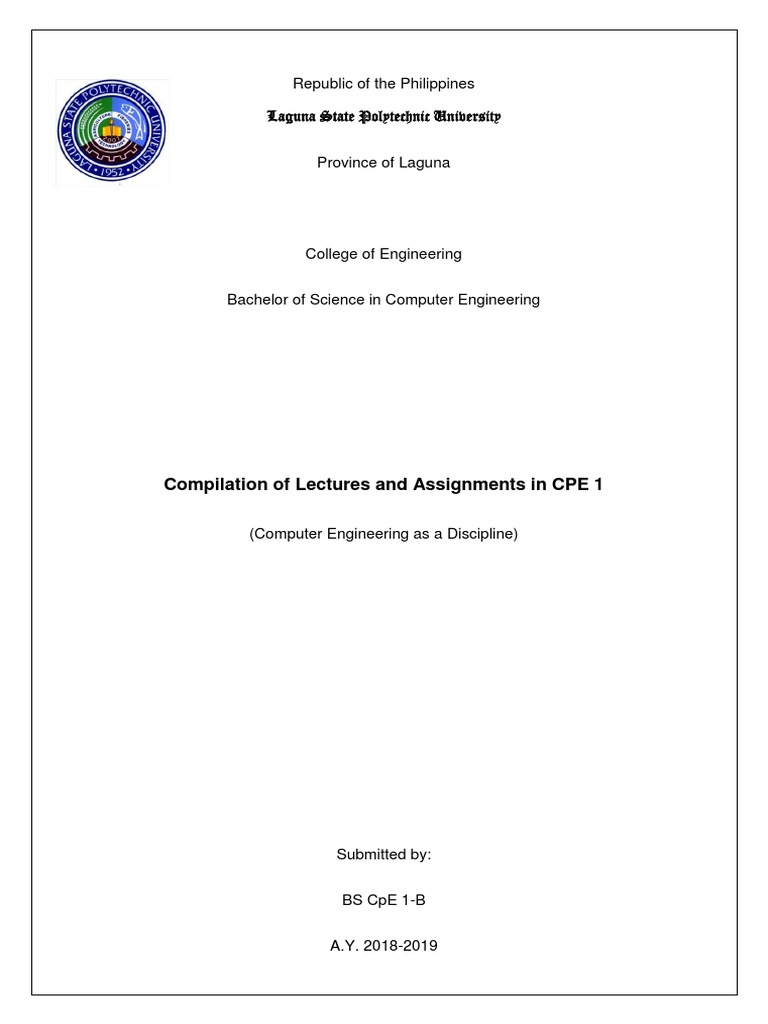 CPE 1 Compilation 1B | PDF | Computer Aided Design | Engineering