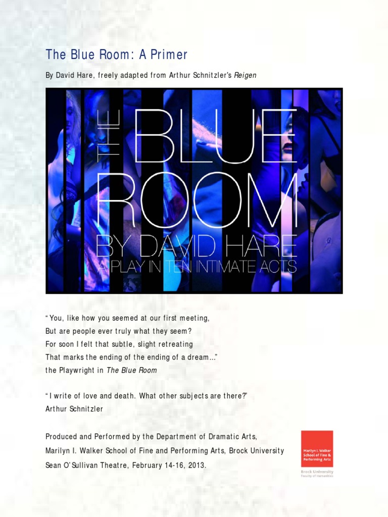 The Blue Room: Play Summary & Analysis | PDF | Human Sexuality