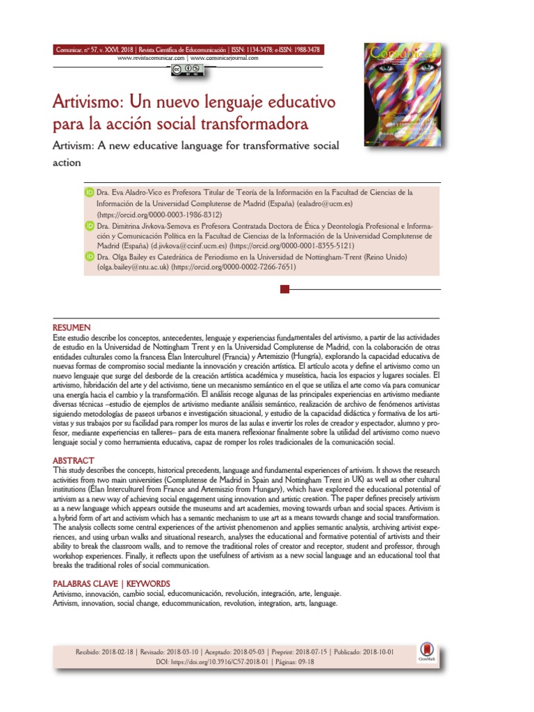Artivismo | PDF | Sociedad | Arte callejero