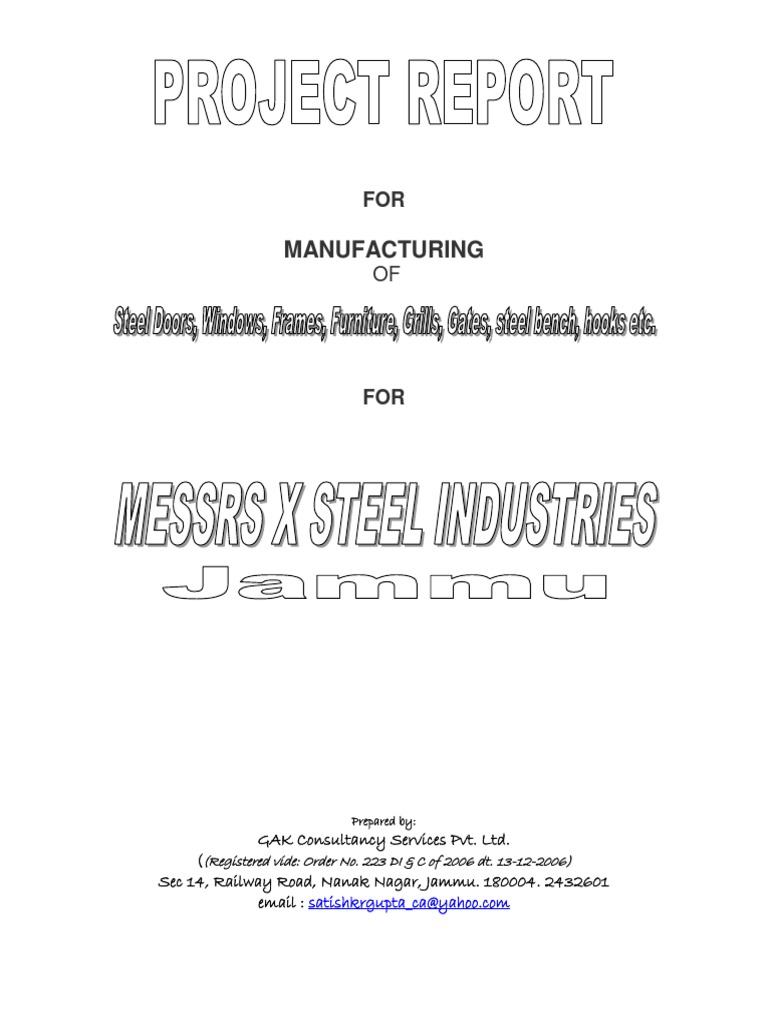 Project Report Fabrication | PDF | Stairs | Screw