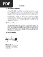 Cigarette Manufacturing Process Overview | PDF | Cigarette | Industries