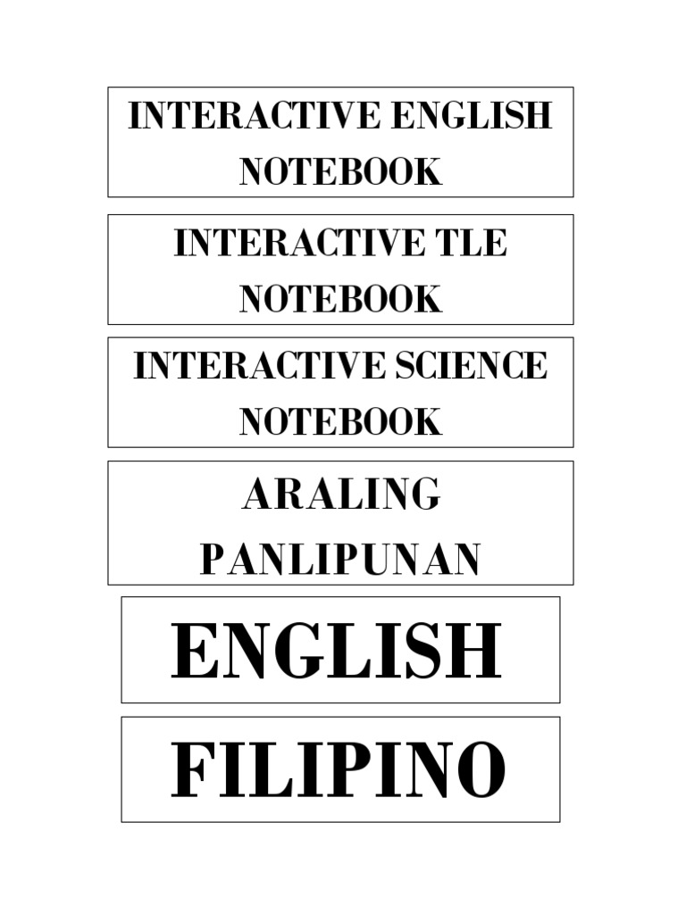 Interactive English Notebook Interactive Tle Notebook Interactive Science Notebook | PDF ...