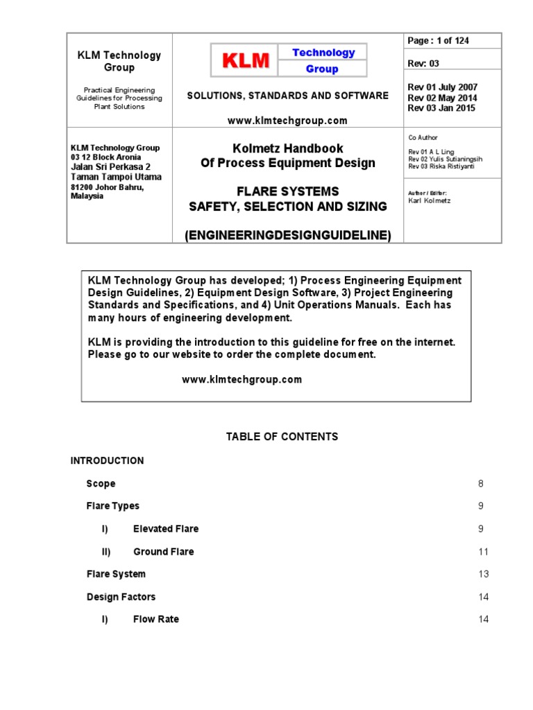 Flare Systems Sizing and Selection Rev Web | PDF | Combustion | Natural Gas