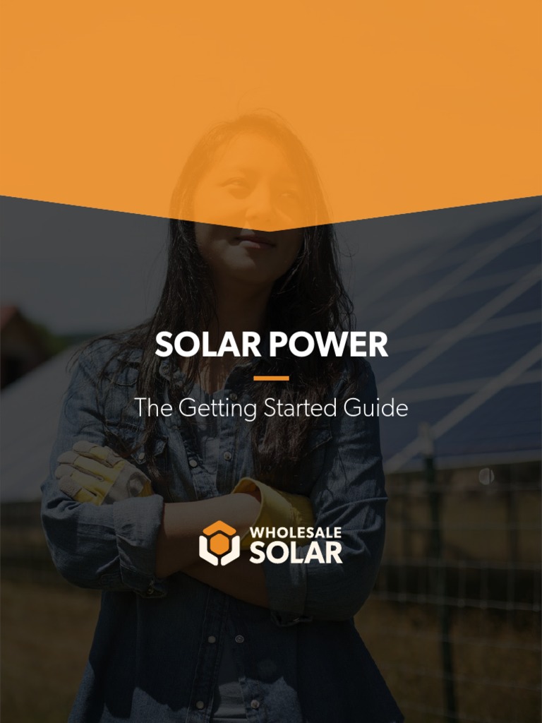 Solar Power: The Getting Started Guide | PDF | Off The Grid | Solar Power