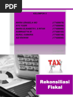 Contoh Rekonsiliasi Fiskal PPH Badan | PDF