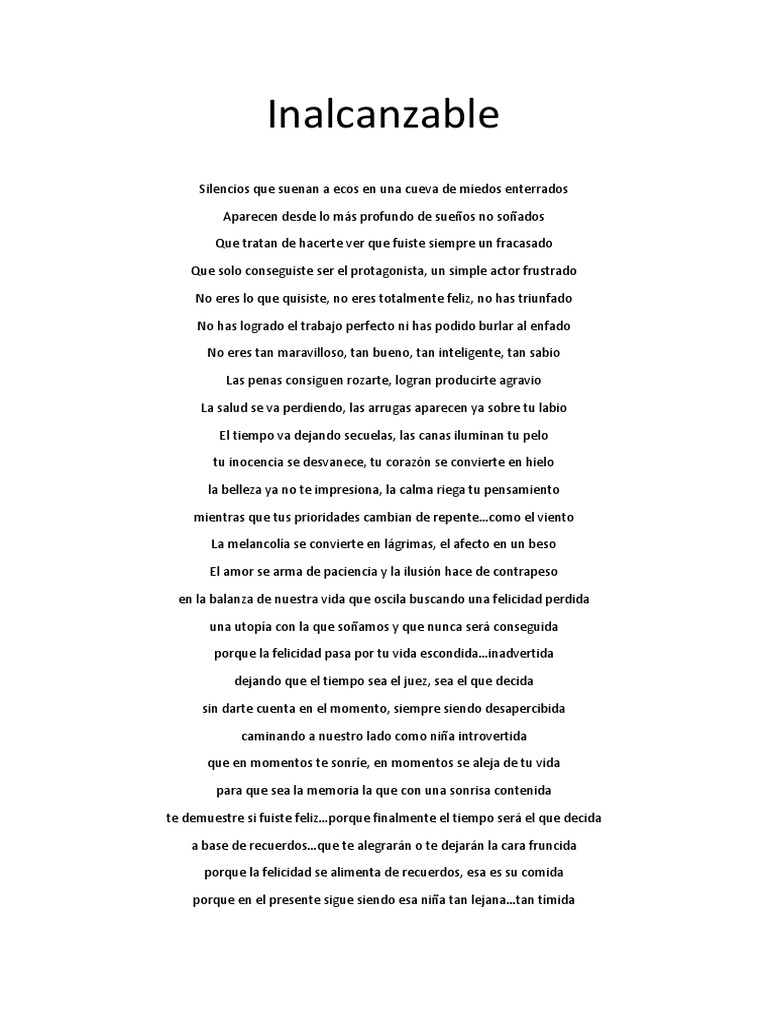 Inalcanzable | PDF