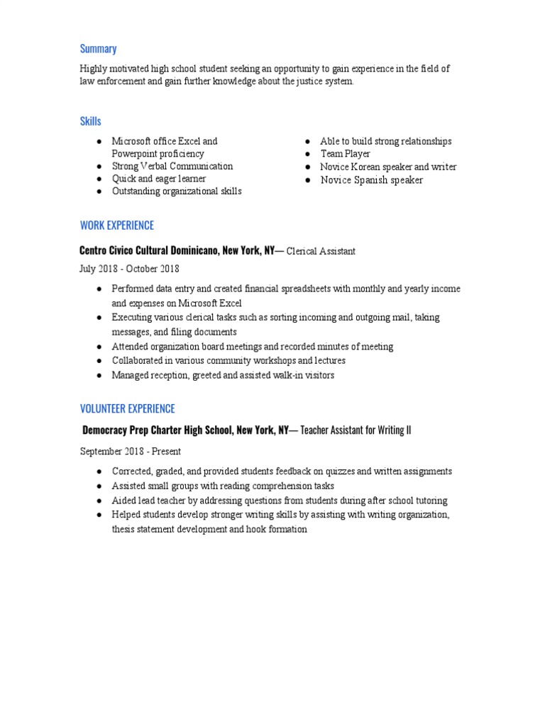 Ambers Resume | PDF