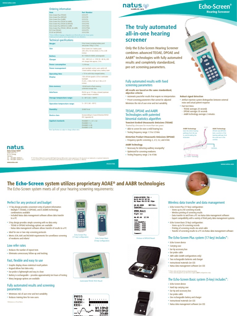 051745E Echo-Screen en A4 Lo-Res | PDF | Electronics | Electronic ...