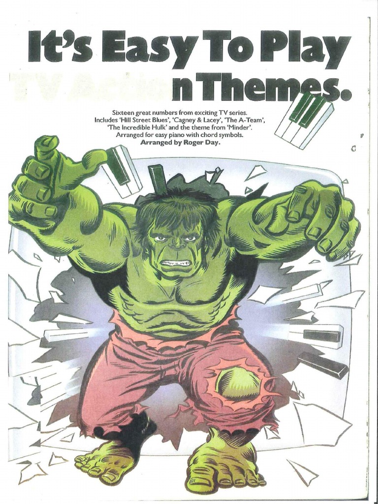 It 27s Easy To Play TV Action Themes | PDF