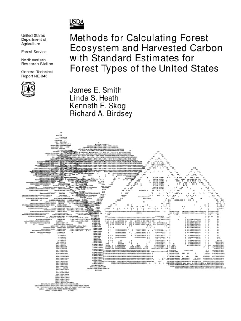 Forest Carbon Calculation Methods | PDF | Carbon Sequestration | Wood