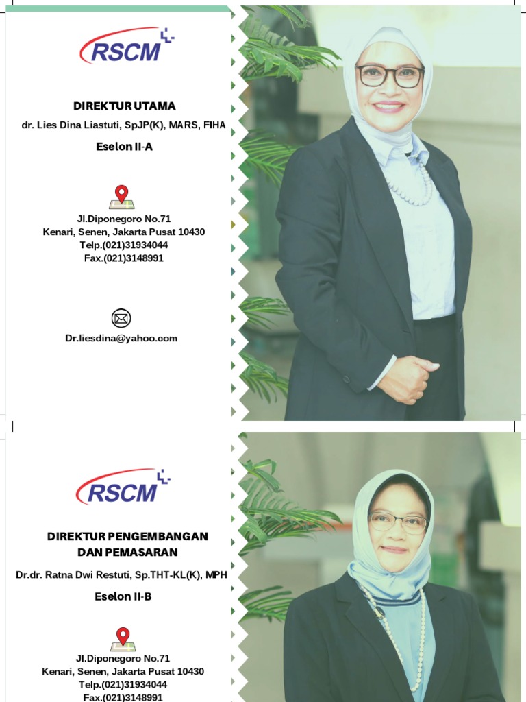 Direksi RSCM 2019 | PDF