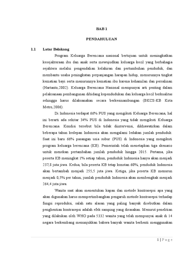 Pasangan Usia Subur | PDF