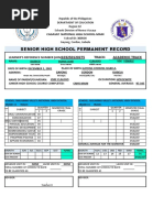 DepEd Form 137-A | PDF | Learning | Behavior Modification