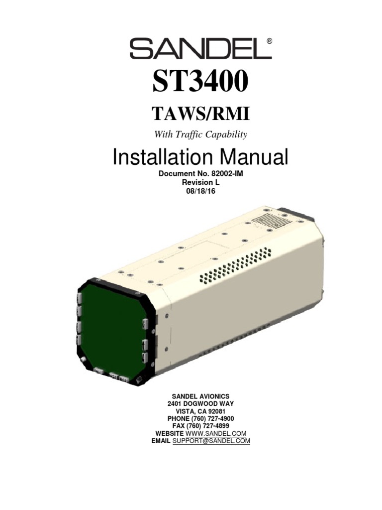 ST3400 82002 Im L Installation Manual PDF | PDF | Aerospace Engineering ...