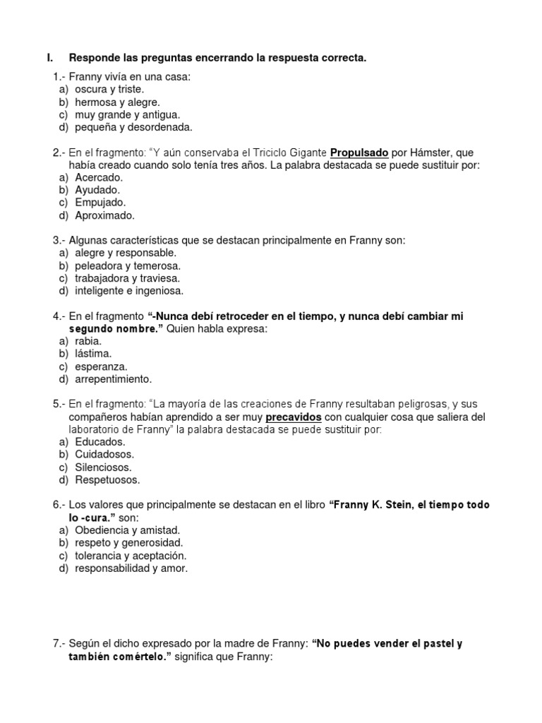 Franny K. Stein | PDF