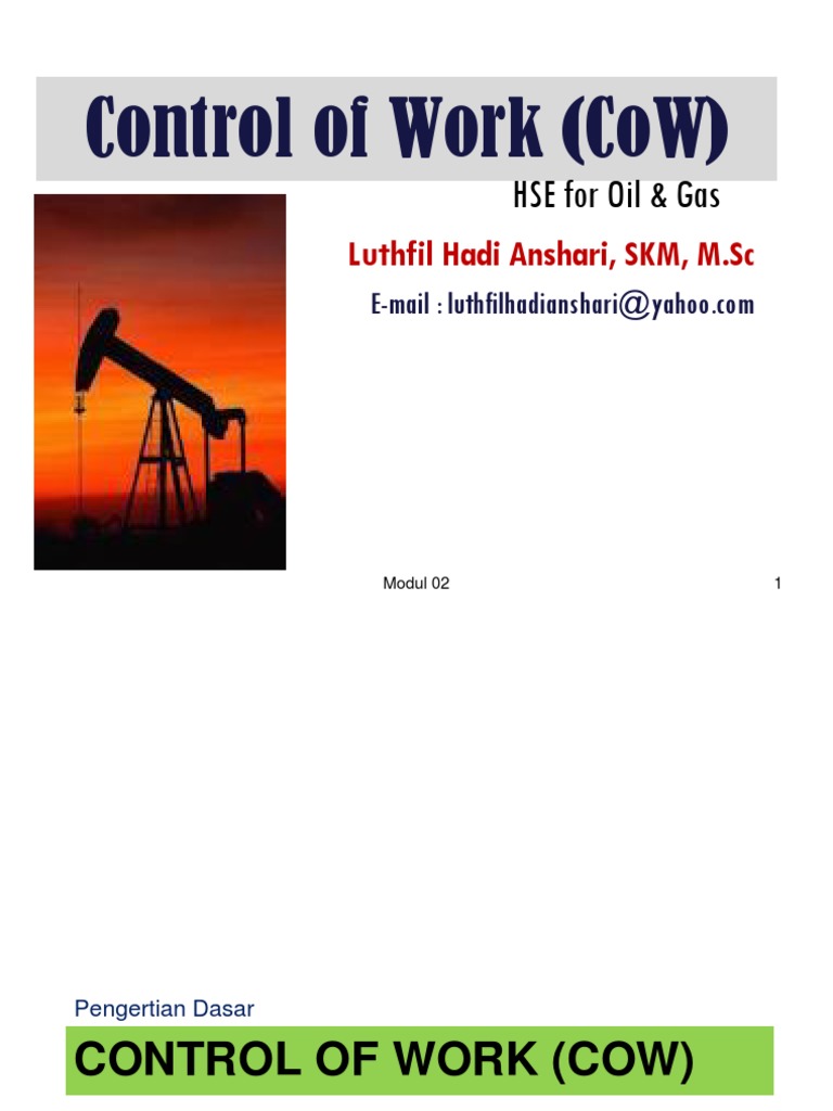 Control of Work | PDF | Teknologi & Rekayasa