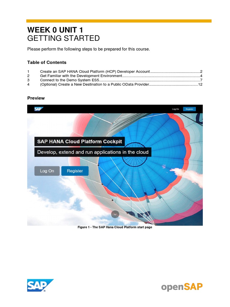 OpenSAP Ui5 Week 0 Unit 1 CEAS Exercises | PDF | Screenshot | Proxy Server