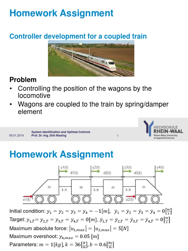 Homework Assignment | PDF | Control Theory | Applied Mathematics