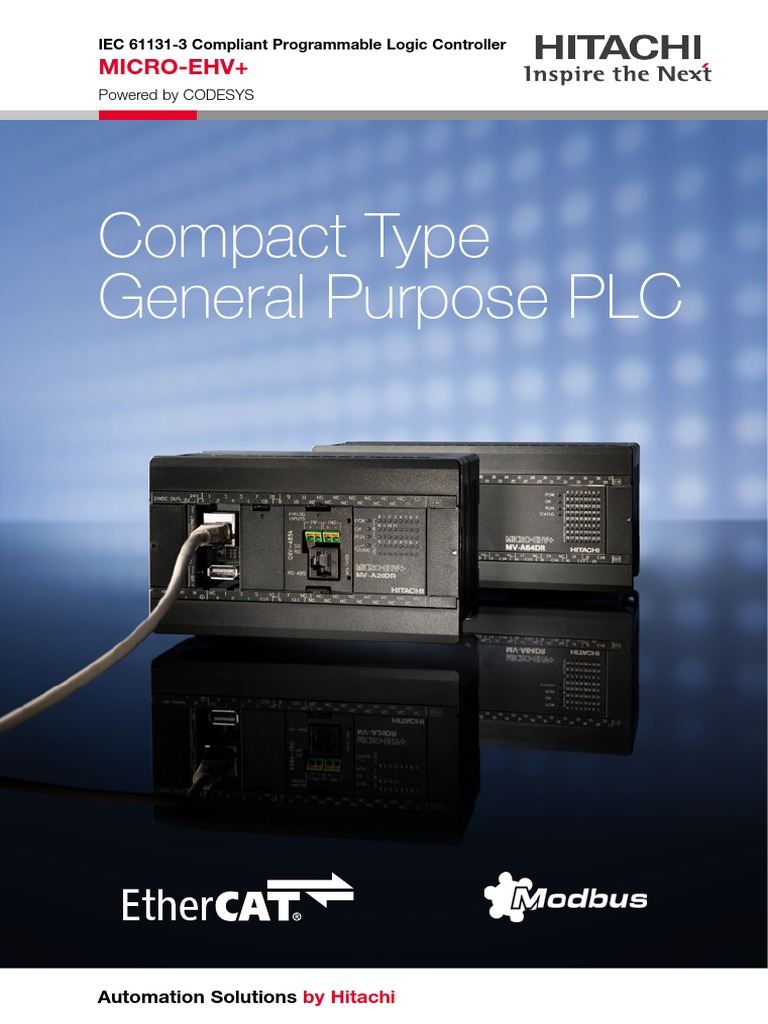 Hitachi PLC | PDF | Programmable Logic Controller | Input/Output