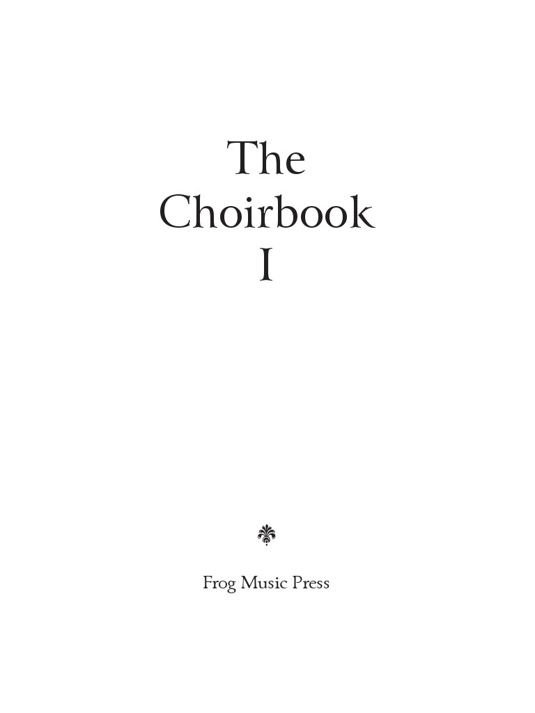 Choirbook 1 2711 | PDF