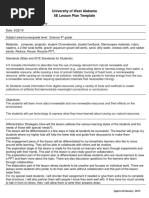 5e Lesson Plan Revised | PDF | Photosynthesis | Educational Assessment