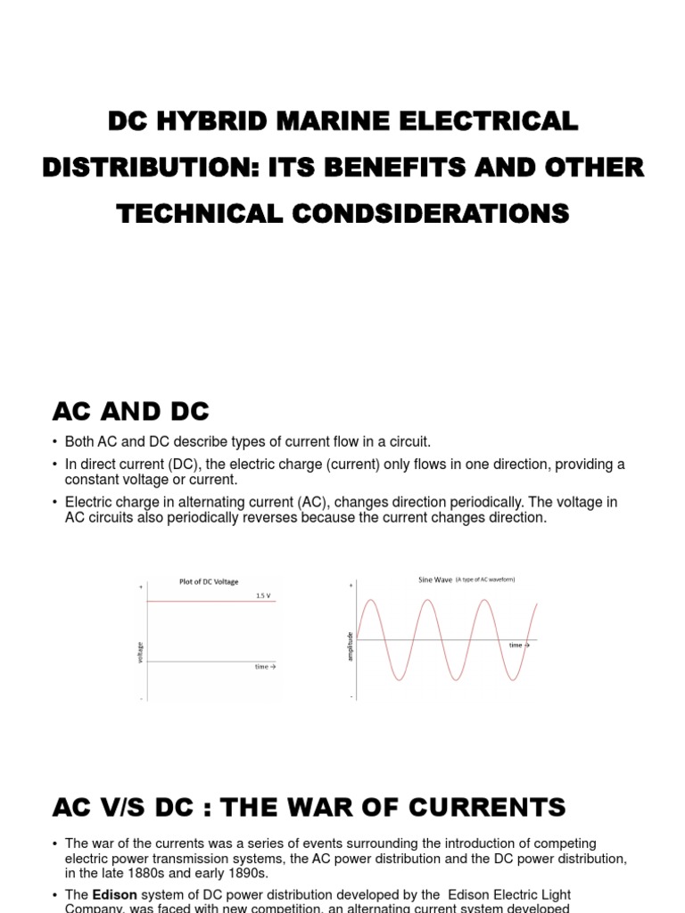 DC Hybrid Marine Electrical Distribution: Its Benefits and Other ...