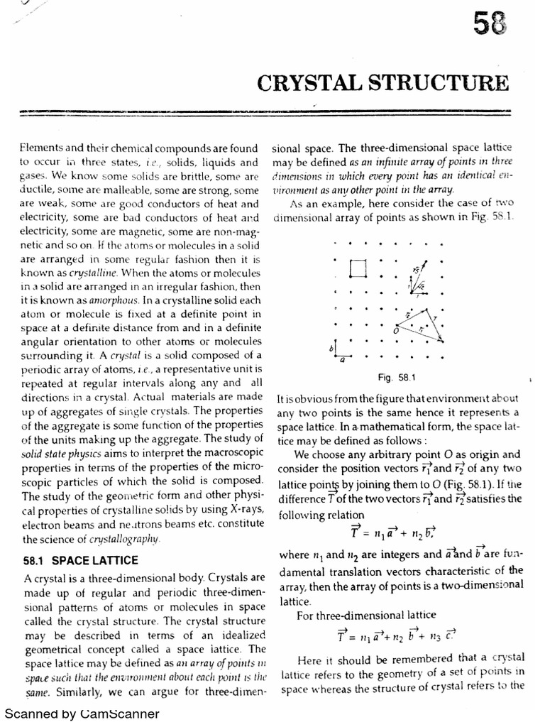Crystal Structure | PDF
