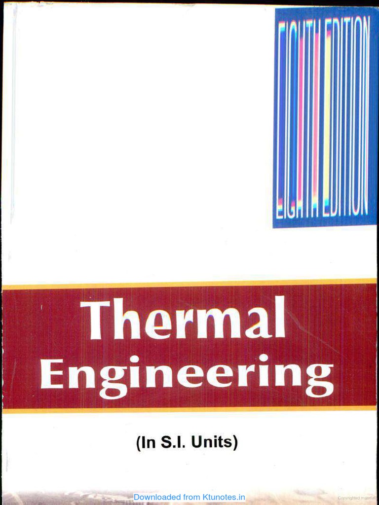 Thermal Engineering Book | PDF