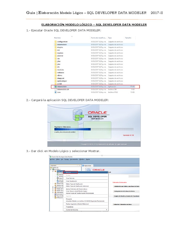SQL Developer Data Modeler Modelo Logico | Descargar gratis PDF | Point ...