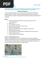 Stool Examination for Ova and Cysts Procedure | PDF