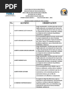 Observaciones Escritura | PDF | Caligrafía | Escritura