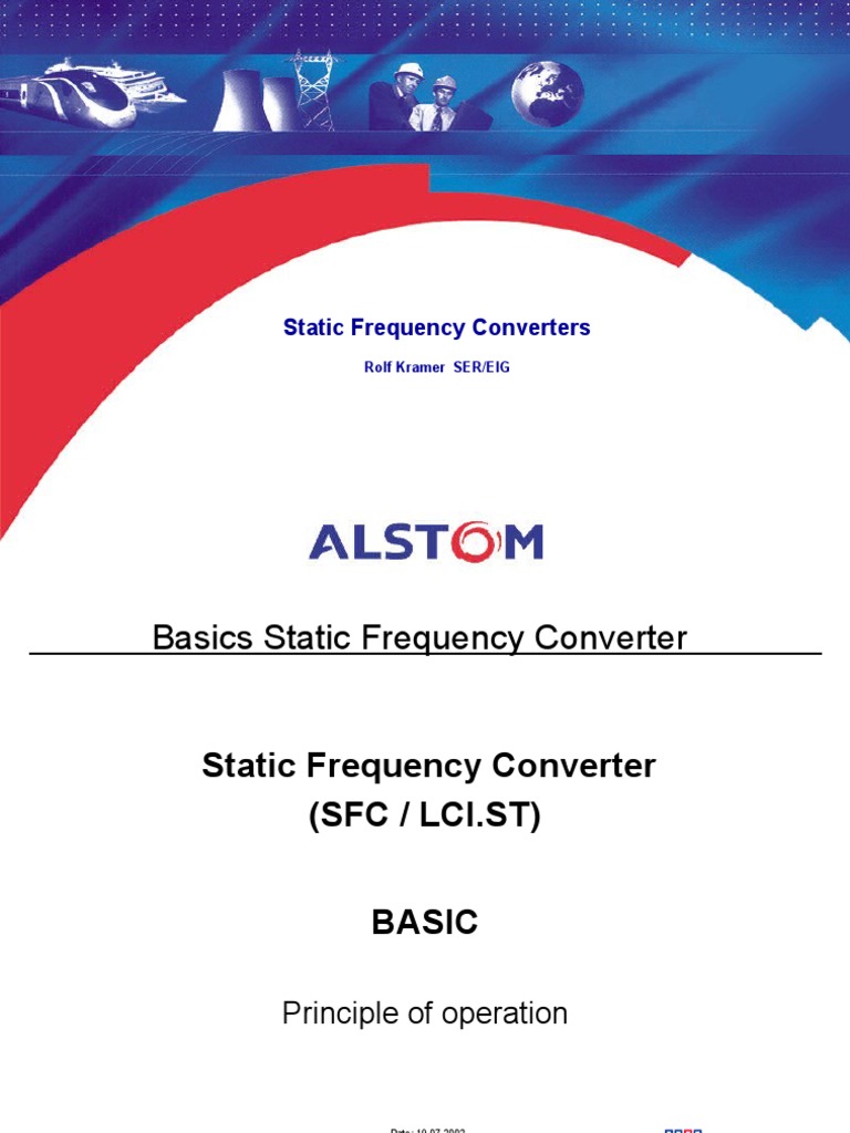 Principles of Operation for Static Frequency Converters | PDF | Power ...
