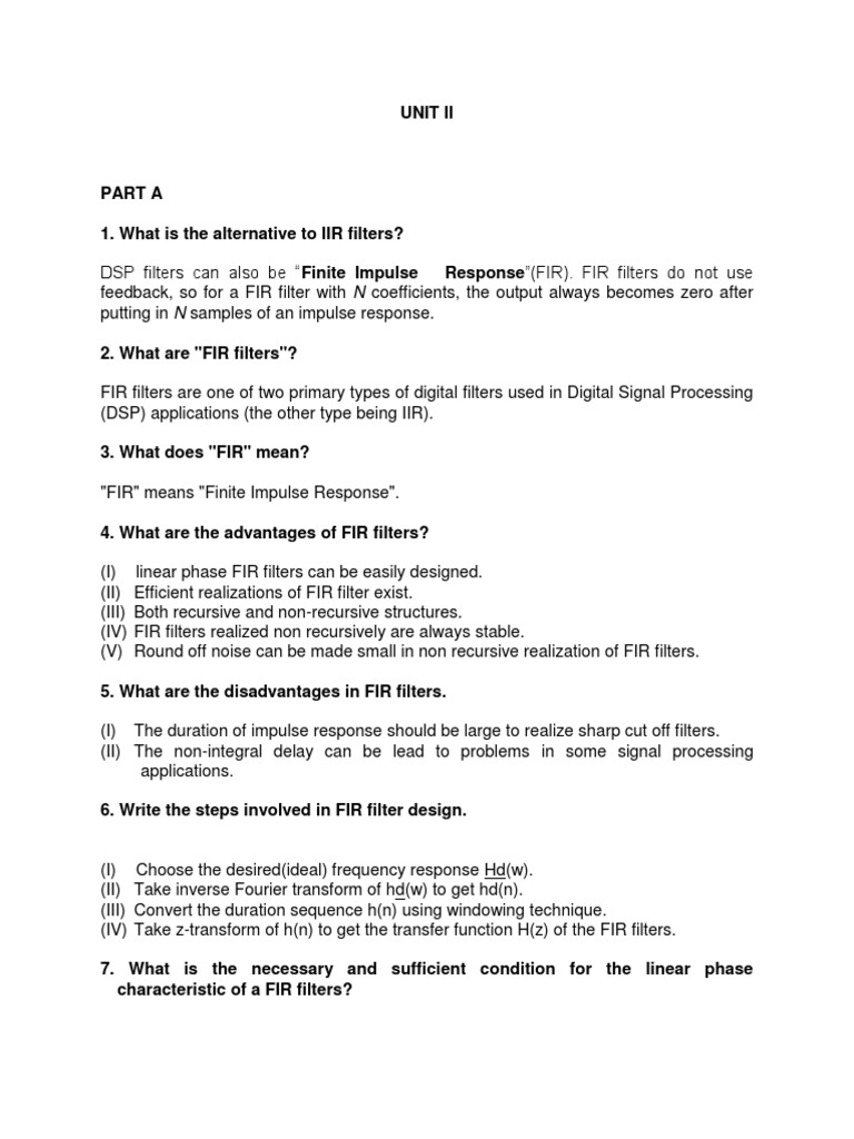Problem Filter Design 1 | Download Free PDF | Digital Signal Processing ...