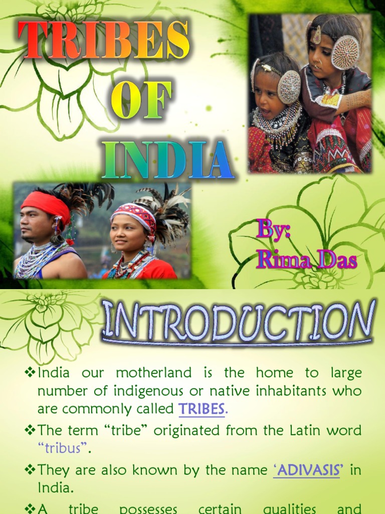 Tribes of India - PPT | PDF | Demographics Of India | South Asia