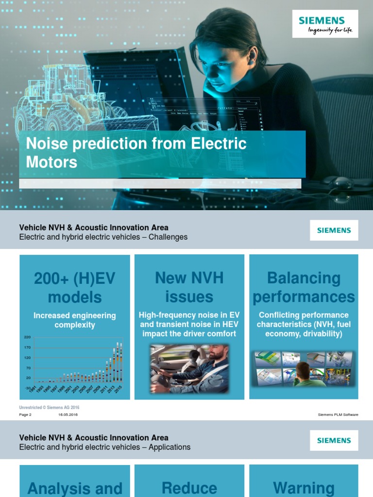 Siemens (NVH) | PDF | Electric Motor | Applied And Interdisciplinary ...