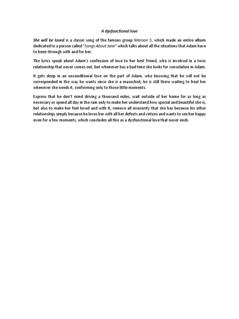 Analyzed Song (Paragraph) | PDF