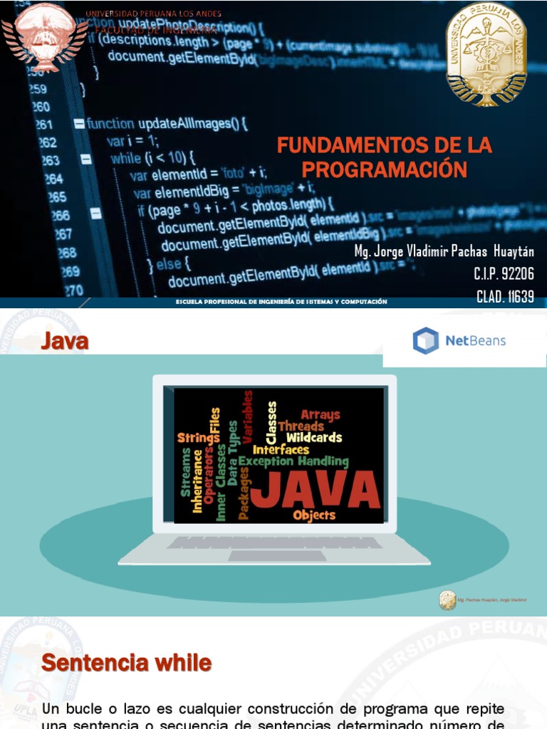 Fundamentos de La Programacion Clase 11 PDF | PDF | Programa de ...