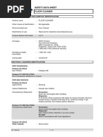 Palmolive Dishwashing Liquid SDS | PDF | Toxicity | Personal Protective ...