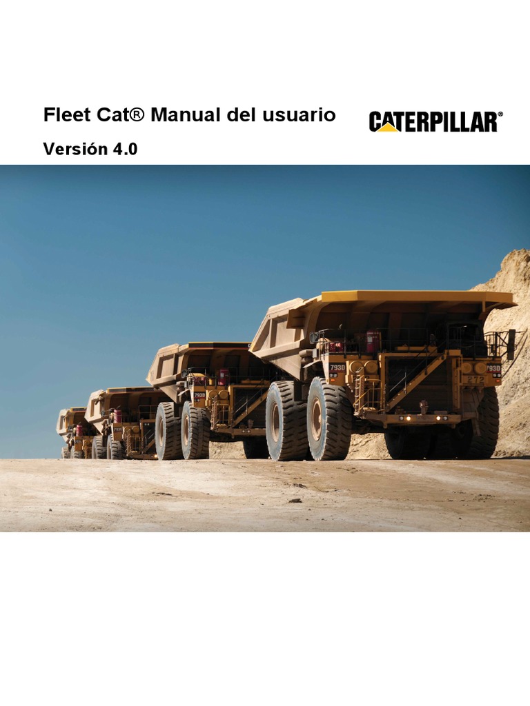 Cat Fleet User Manual Spanish | PDF | Microsoft Windows | Marca comercial
