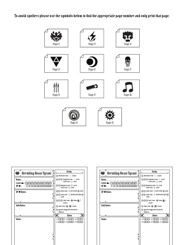 Gloomhaven Mario Ability Cards | PDF | Leisure | Sports