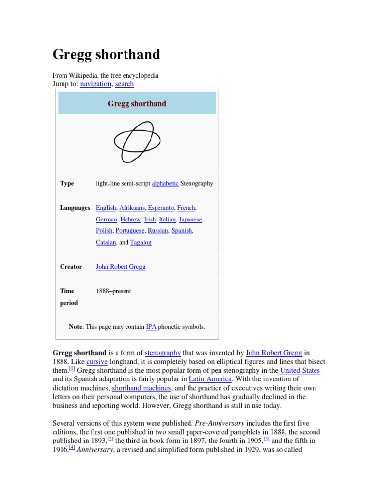 Gregg Shorthan1 | PDF | Shorthand | Symbols