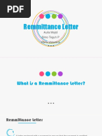Remittance Letter | PDF