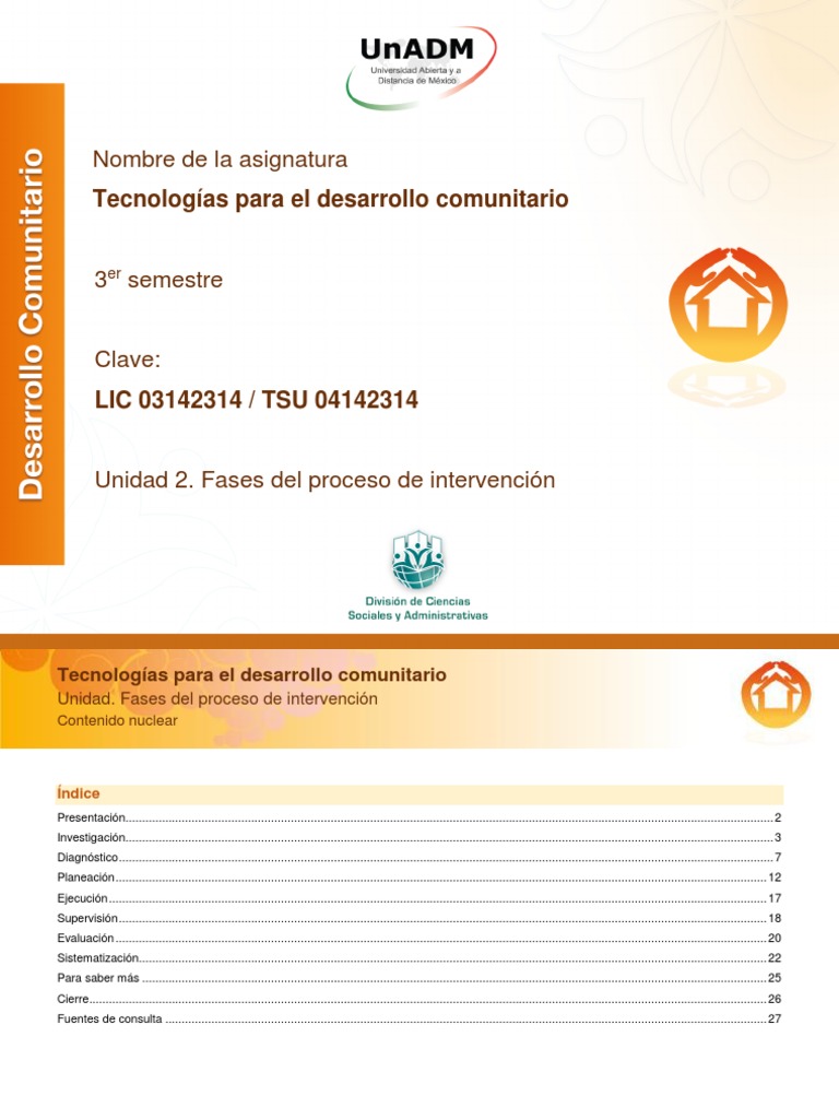 UnADM 2 | PDF | Aprendizaje | Conocimiento