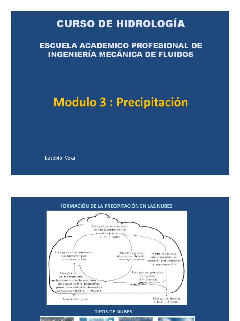 Modulo 3 - Precipitación | PDF | Lluvia | Precipitación