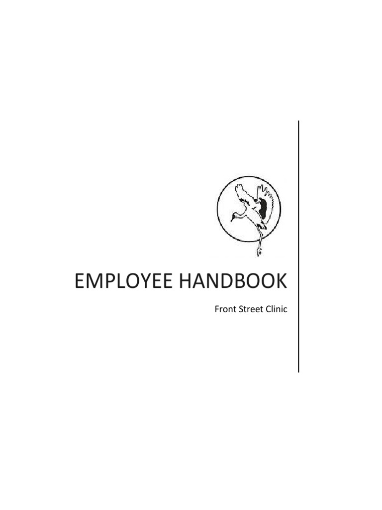 Front Street Clinic Employee Handbook | PDF | Sick Leave | Family And ...