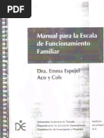 Cuestionario de Evaluación Del Funcionamiento Familiar | PDF | Escala Likert | Cuestionario