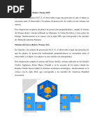 Métodos de Proyección Del Primer y Tercer Diedro | PDF